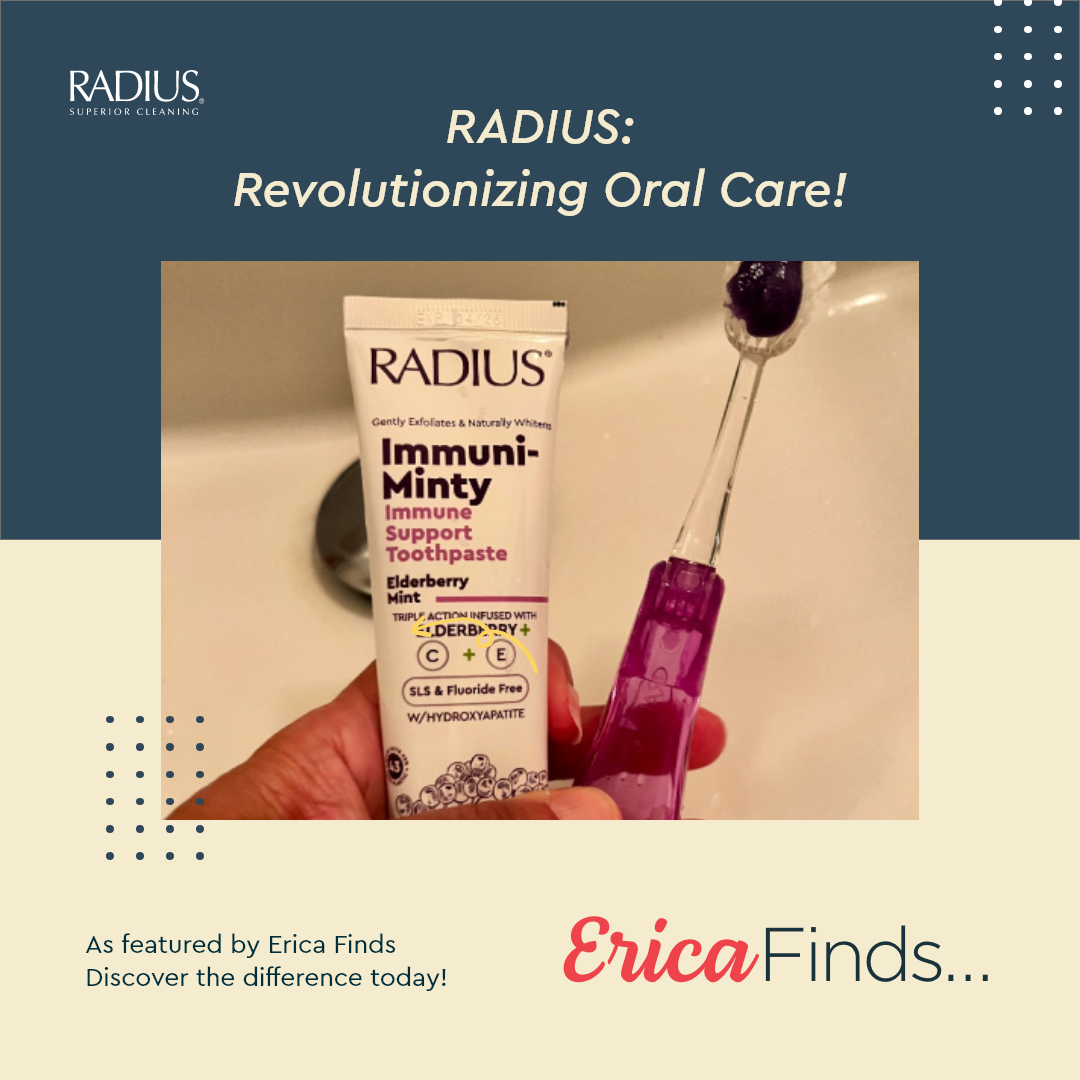 RADIUS Organic Toothpaste Featured on Erica Finds!