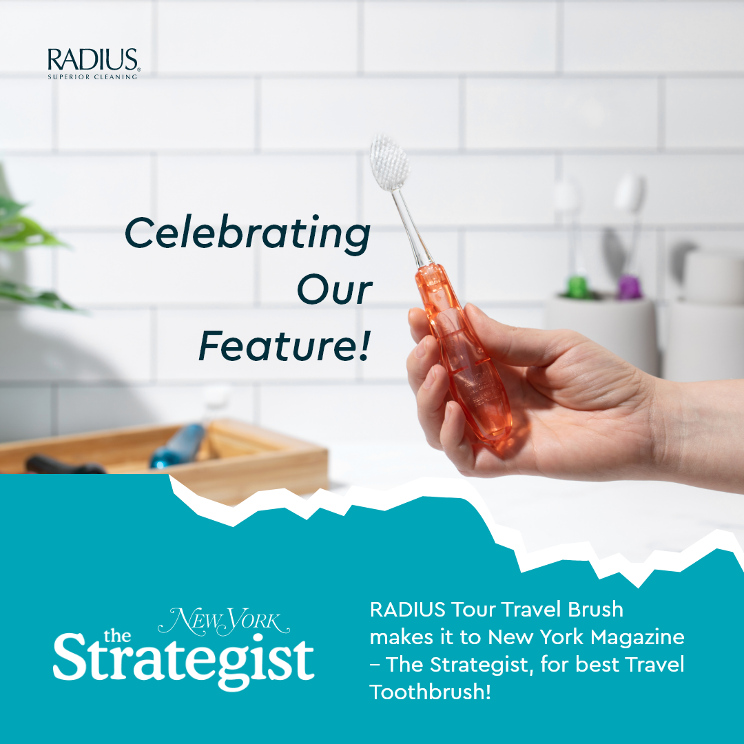 RADIUS Travel Toothbrush Named Best Travel Toothbrush by New York Maga