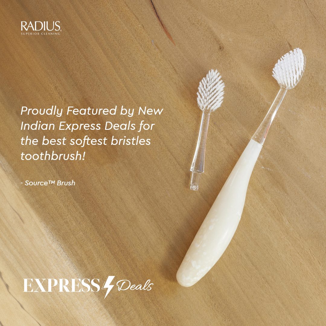 RADIUS Source Toothbrush Featured by New Indian Express Deals!