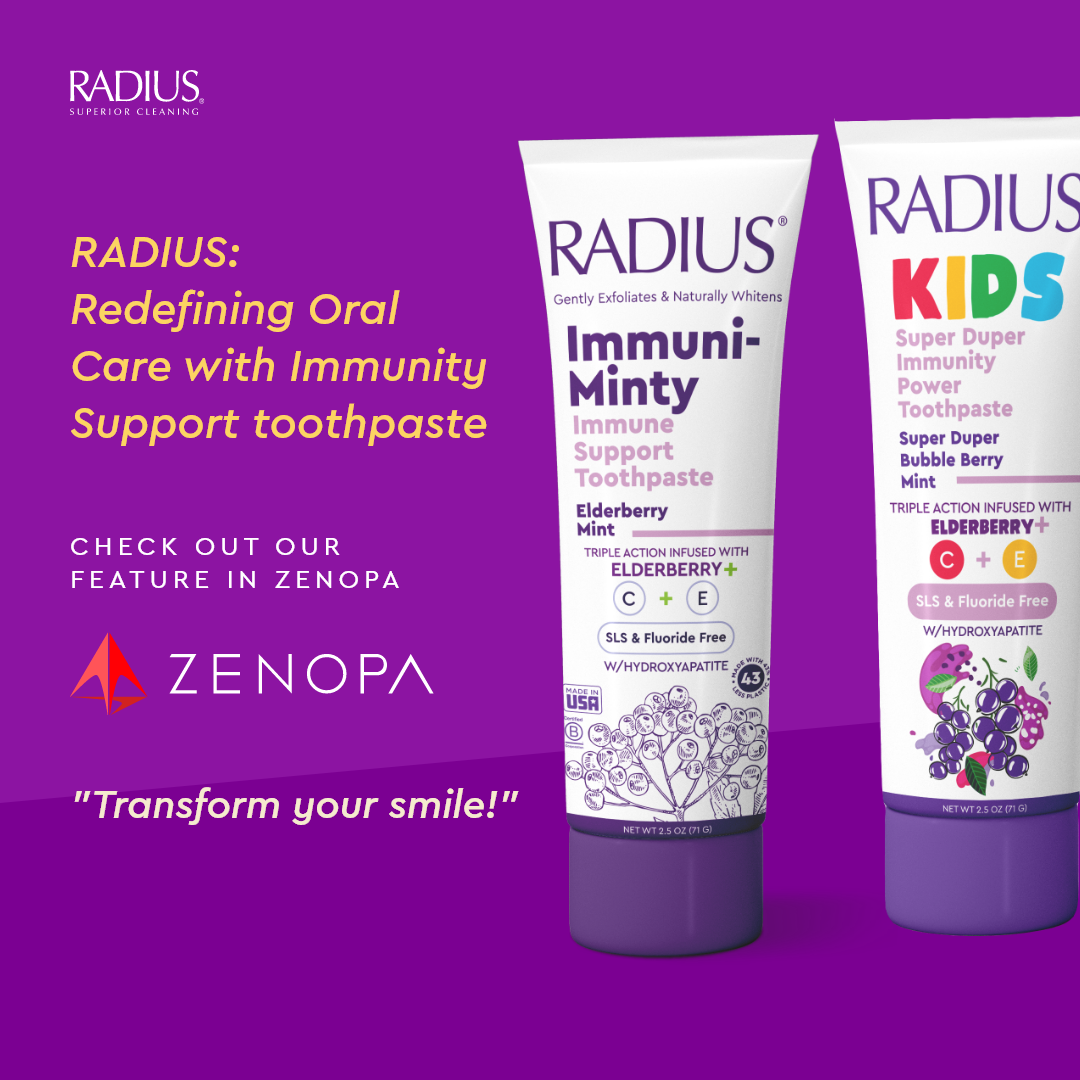 RADIUS Immunity Toothpaste Featured on Zenopa!