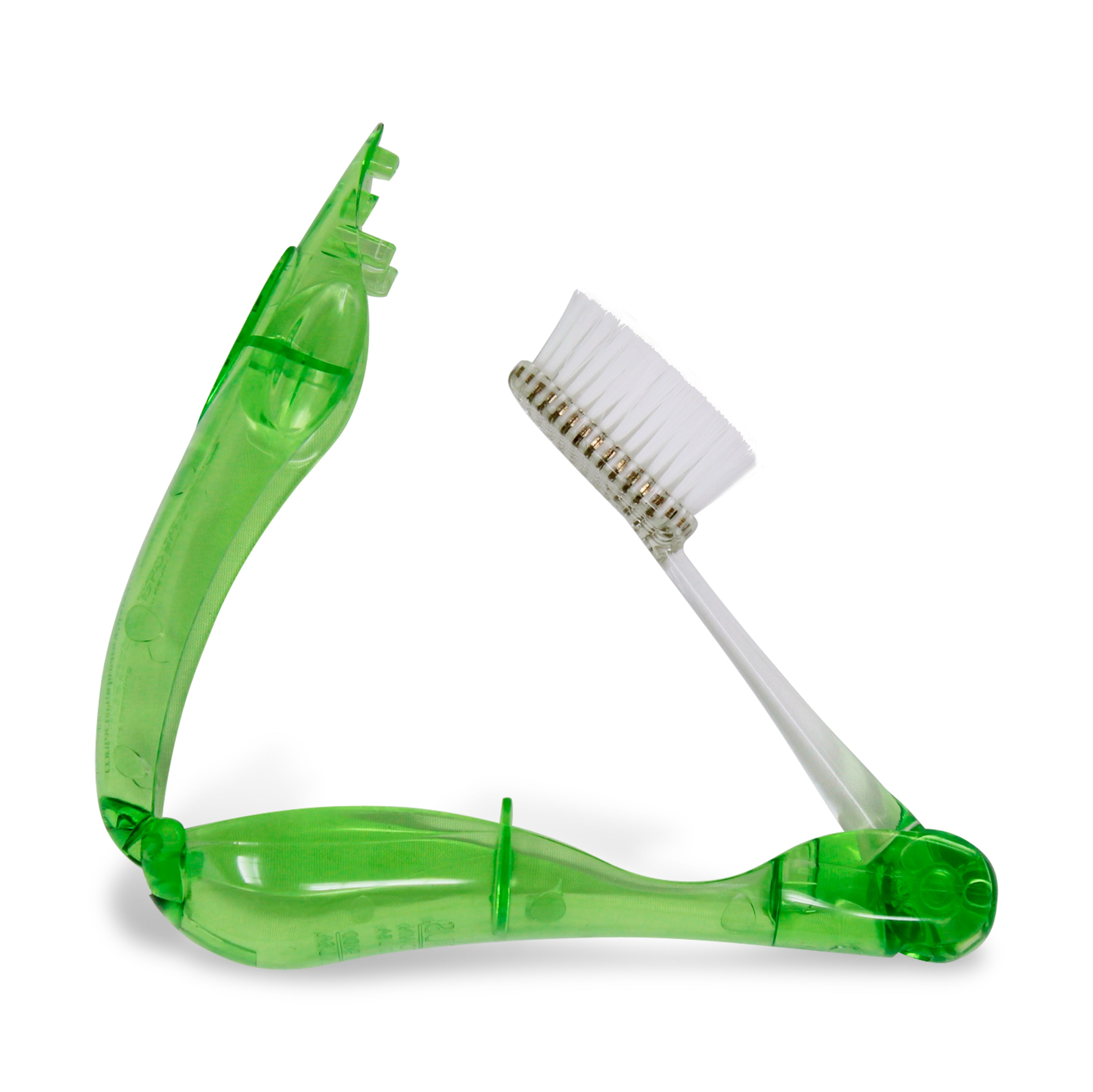 Travel Toothbrush: Easy-to-use, sanitary collapsible design