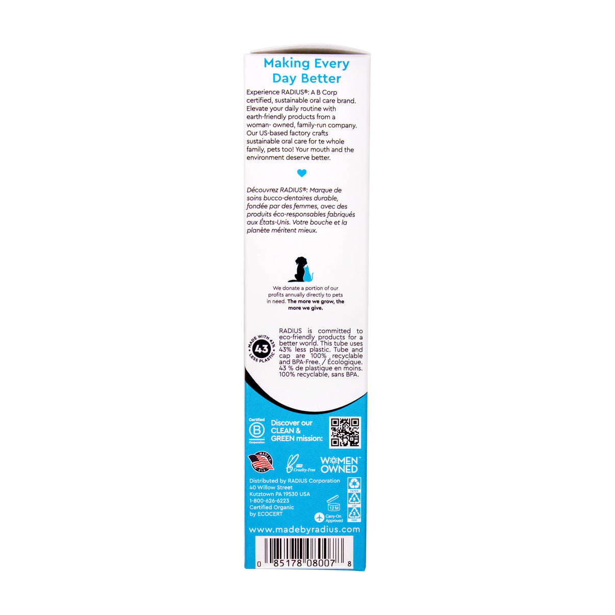 USDA Organic Canine Toothpaste