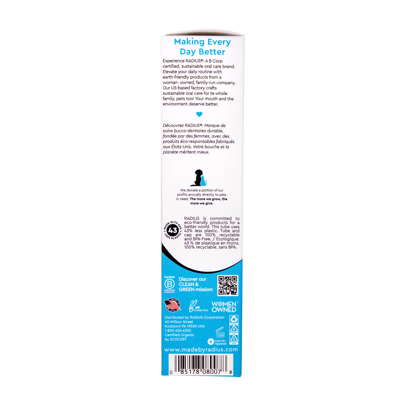 USDA Organic Canine Toothpaste