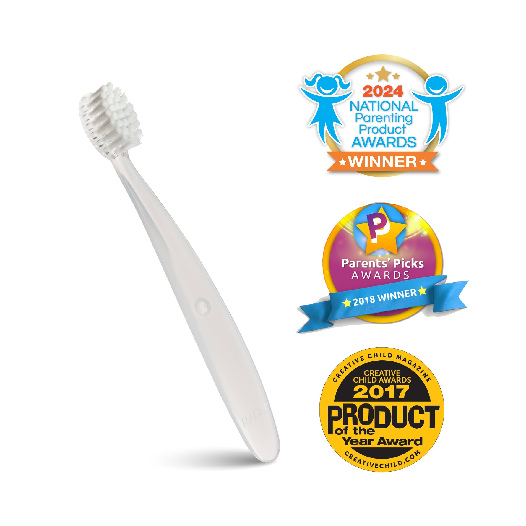 Kids Toothbrush For All Ages, From First Tooth On!